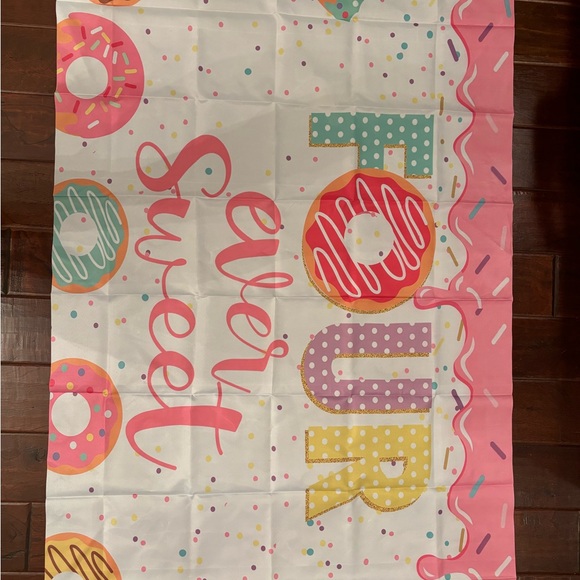Party Supplies | Colorful Donut Themed Party Backdrop | Poshmark
